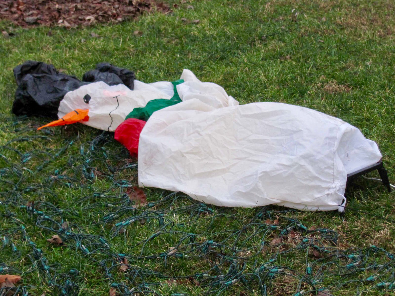 Bob the very deflated Snowman. | carbonated joy